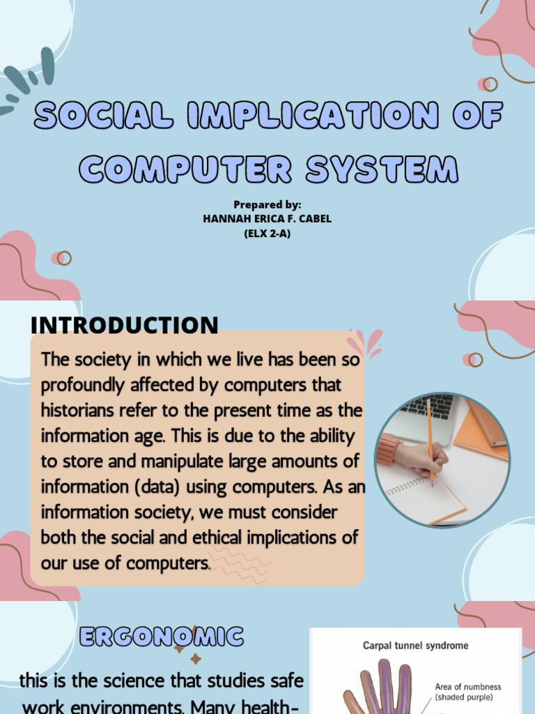 Social Implication of Computer System | PDF | Reliability Engineering ...