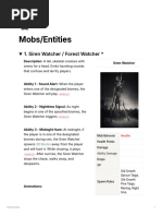 Minecraft Entity List | PDF