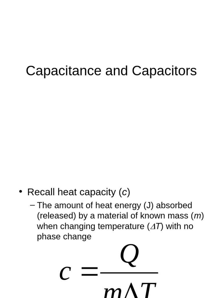 Understanding Capacitance and Capacitors | PDF | Capacitance | Capacitor