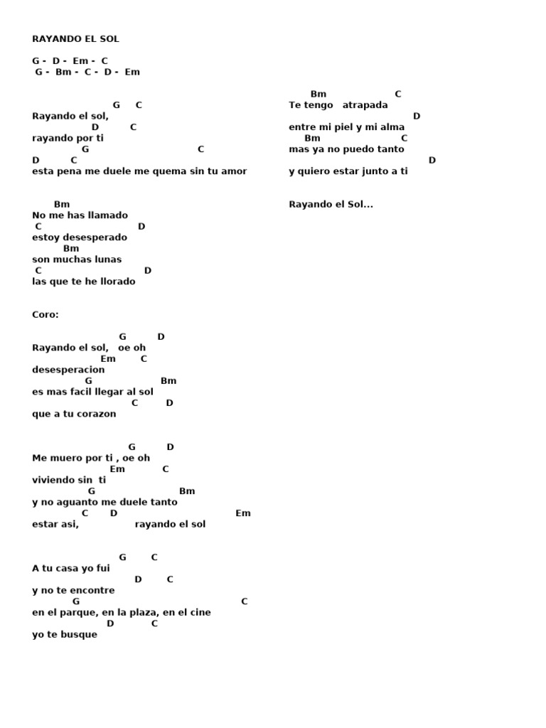 Rayando El Sol (2) | PDF