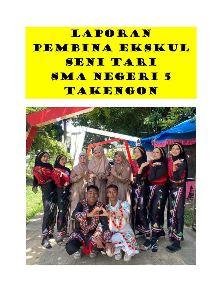 Laporan Ekskul Tari SMA 5 Takengon | PDF