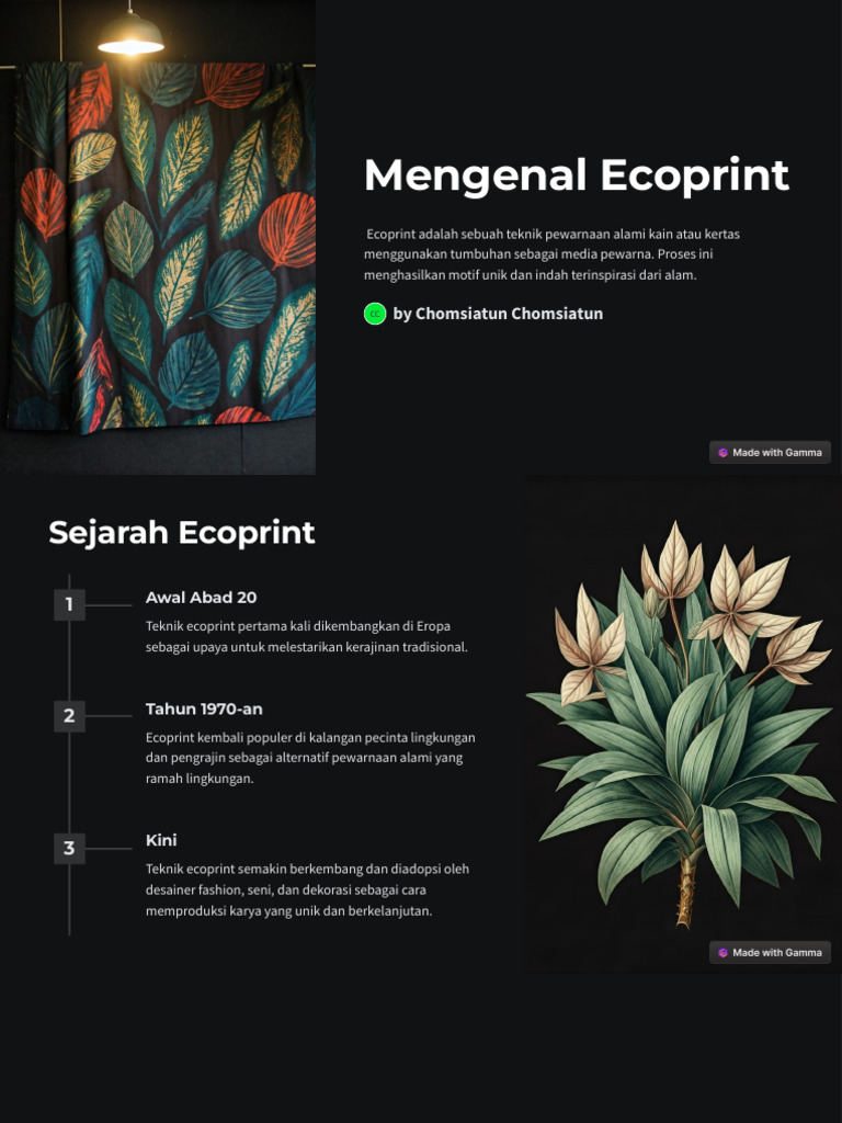 Panduan Lengkap Ecoprint | PDF