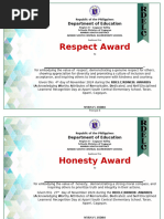 12 Ethical Values of DepEd RO2 | PDF