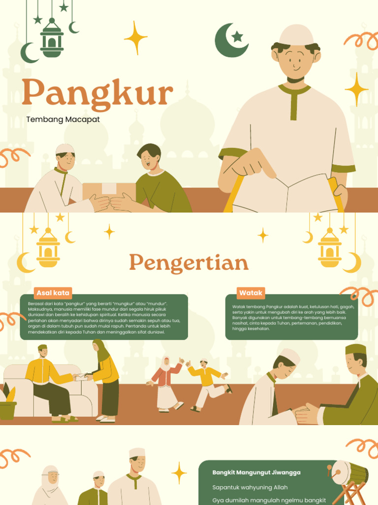 Tembang Macapat Pangkur Penjelasan | PDF