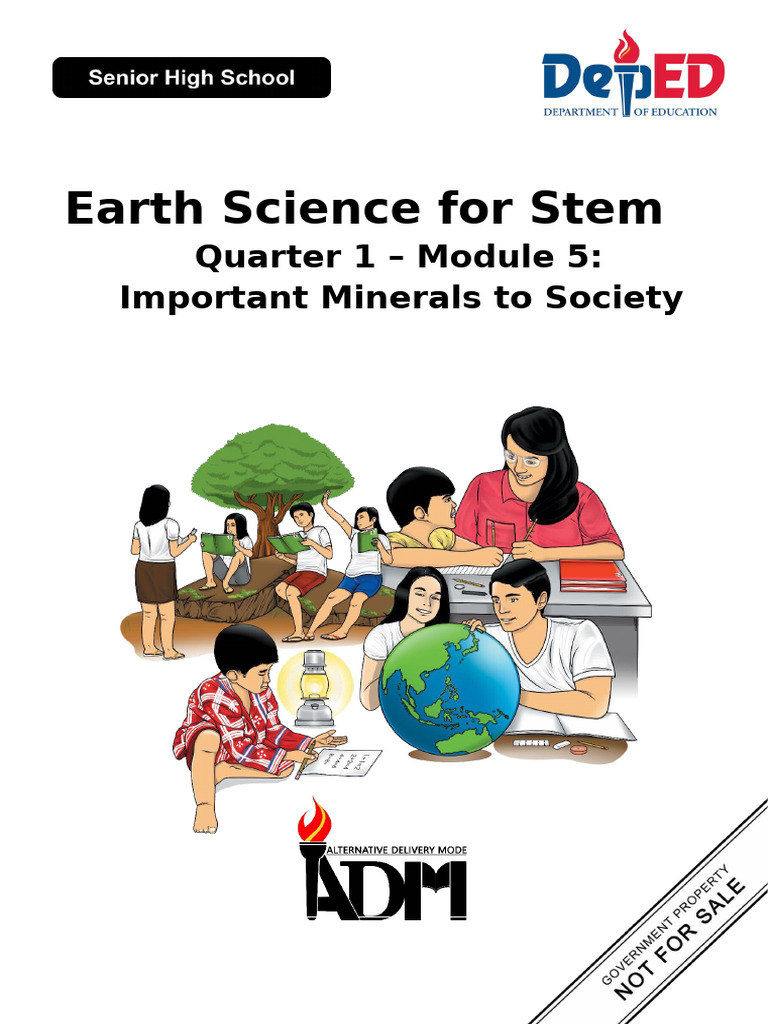 Earthscienceforstem q1 Mod5 Importantmineraltosociety v2SC | PDF ...