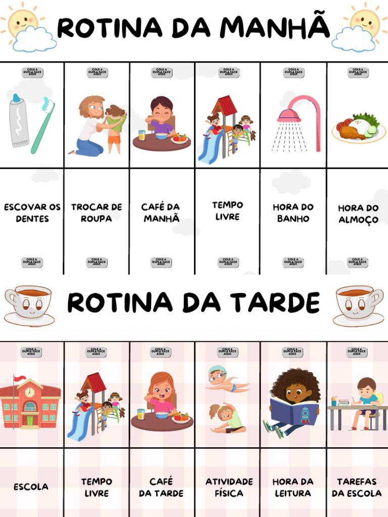 ROTINA ESTUDA A TARDE-compactado | PDF