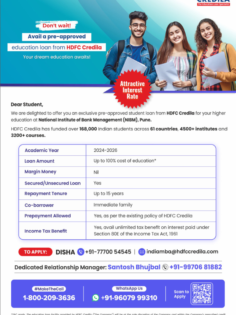 HDFC Credila Education Loan | PDF