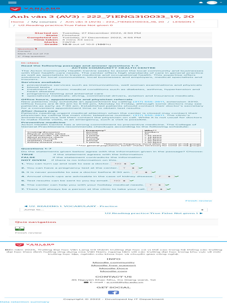 U2's "Sunday Bloody Sunday" Review Quiz | PDF | Physician | Health Care