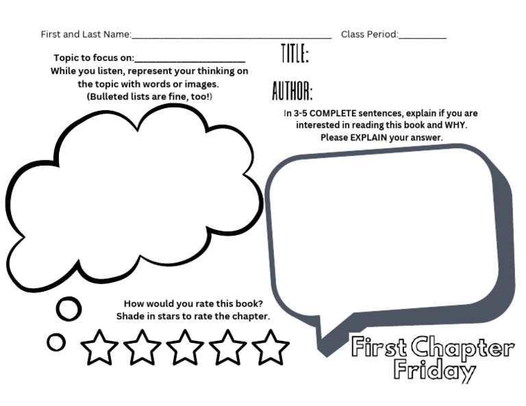 First Chapter Review Activity | PDF