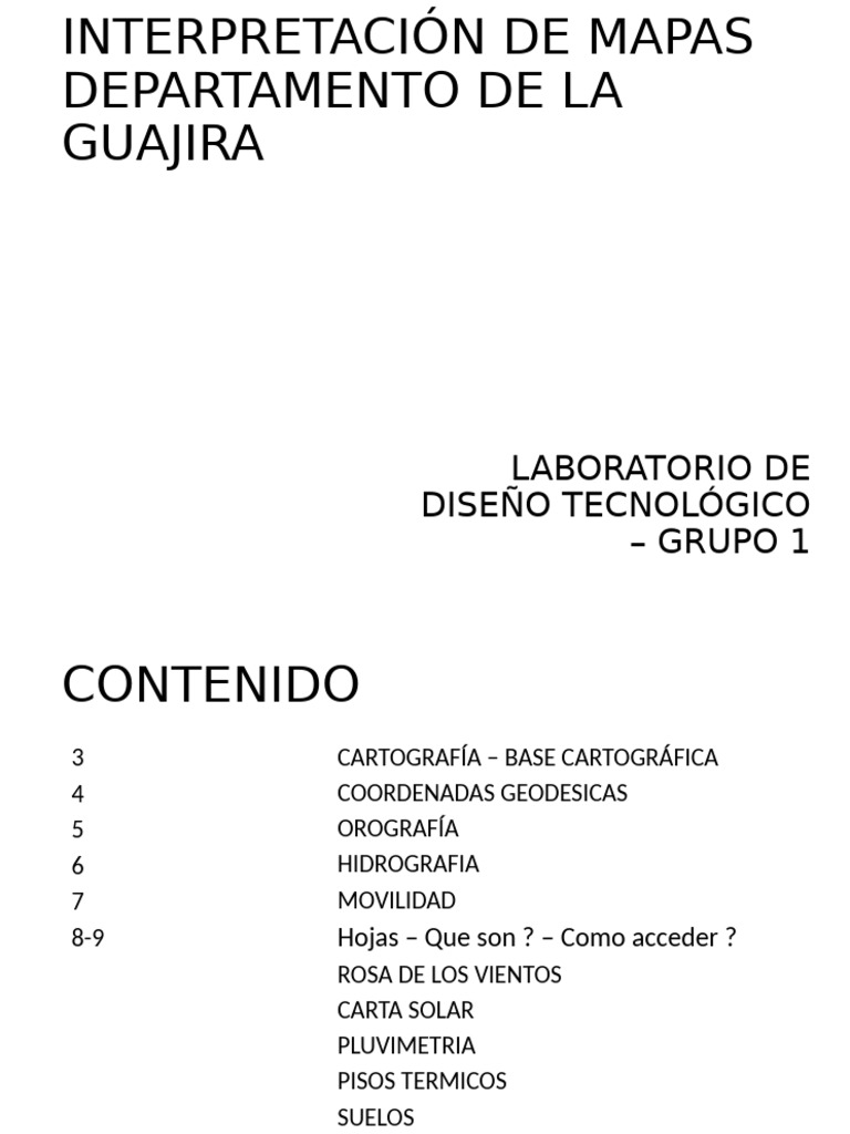 Mapa de La Guajira y sus municipios | PDF | Mapa | Colombia