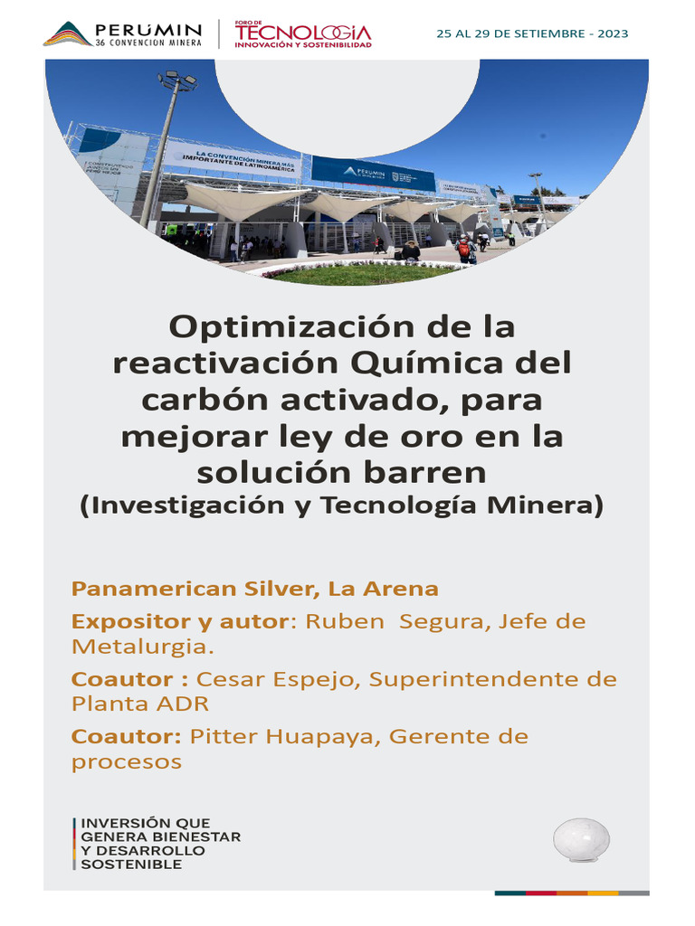 Optimización Reactivación Química del Carbón | PDF | Adsorción ...