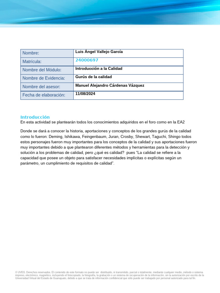 Luis Vallejo EA3 Gurus | PDF