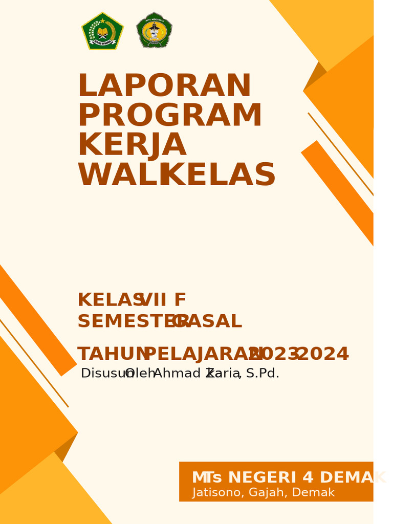 Laporan Walas IX B 2024 - 2025 | PDF