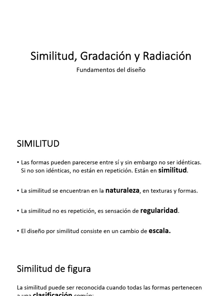 Similitud, Gradación y Radiación en Diseño | PDF | Rotación