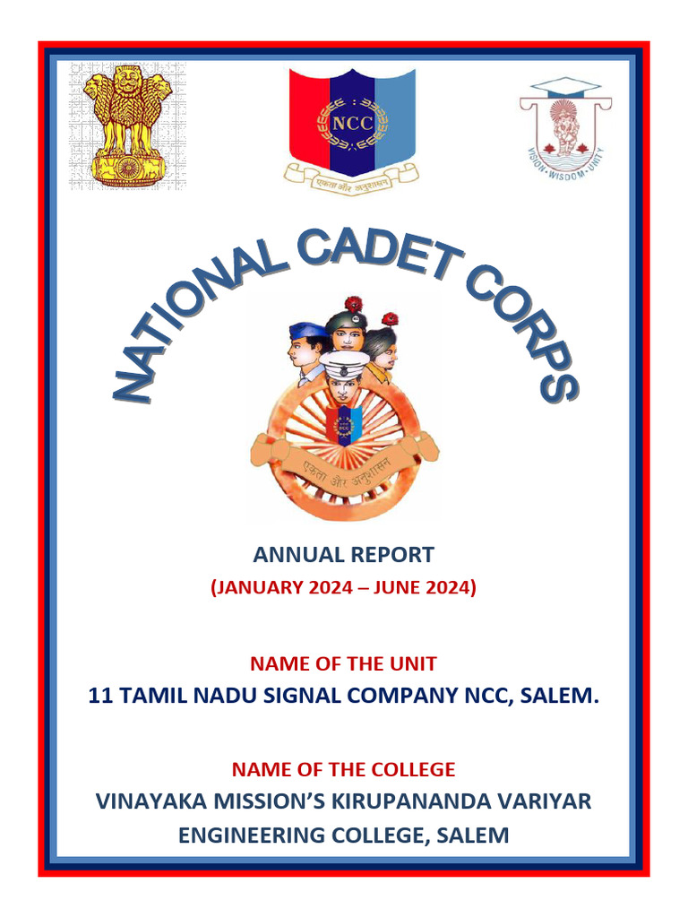 NCC Annual Report 2024: Activities Overview | PDF | Military Education ...