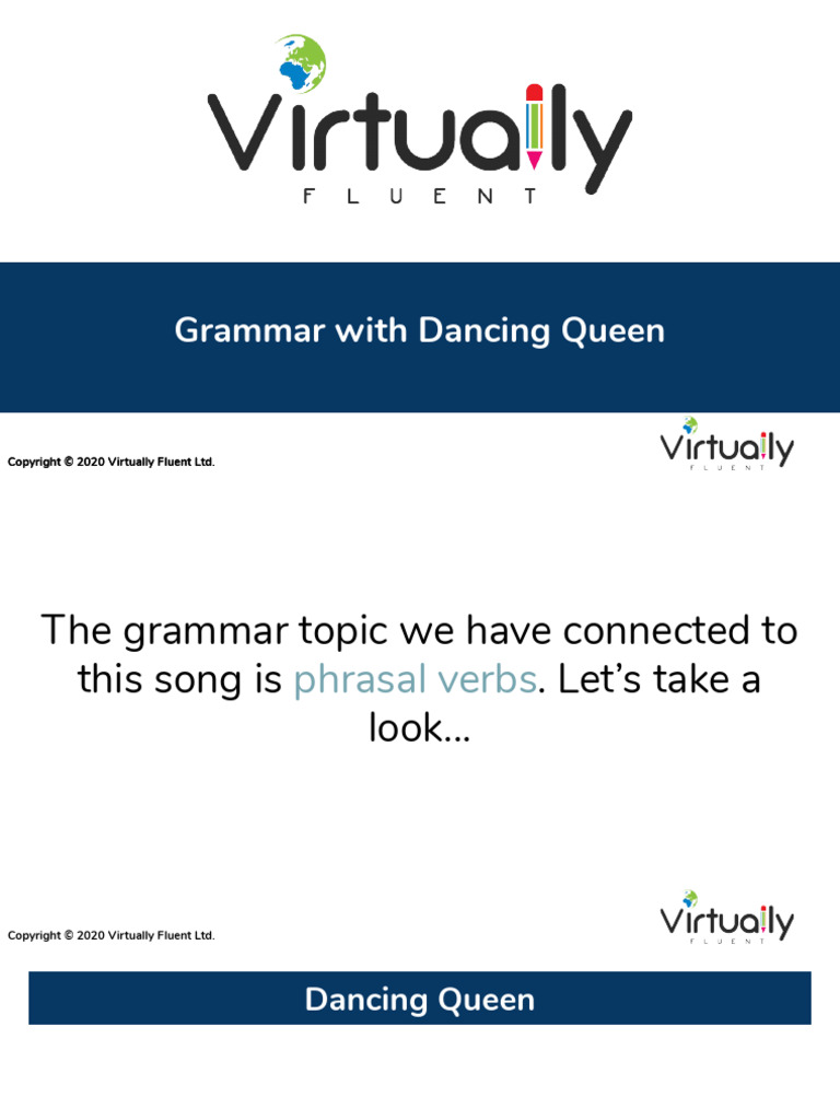Dancing Queen Grammar | PDF | Language Mechanics | Languages