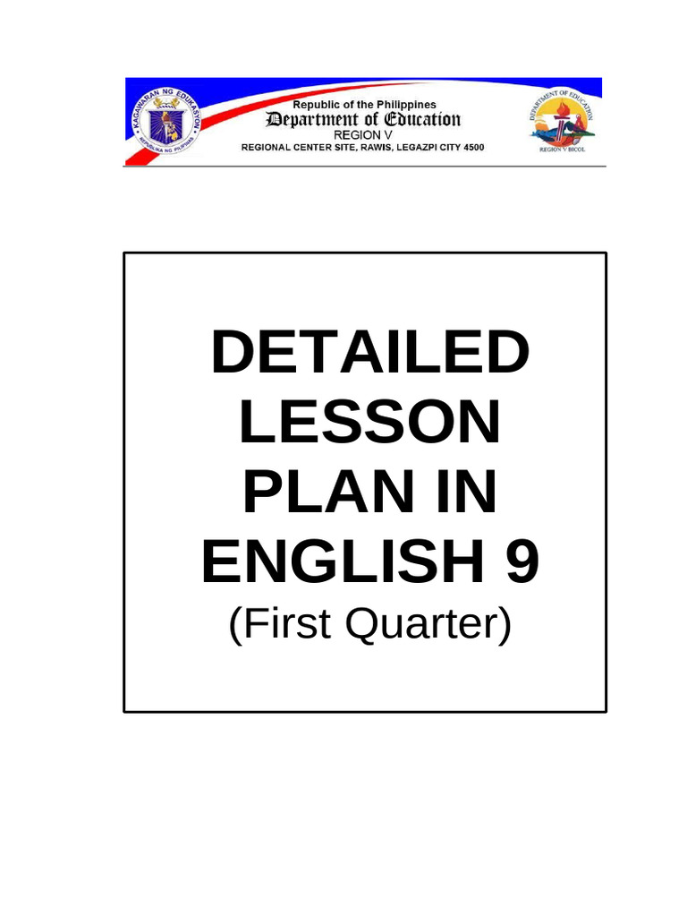 DLP English 9 | PDF | Learning | Teachers