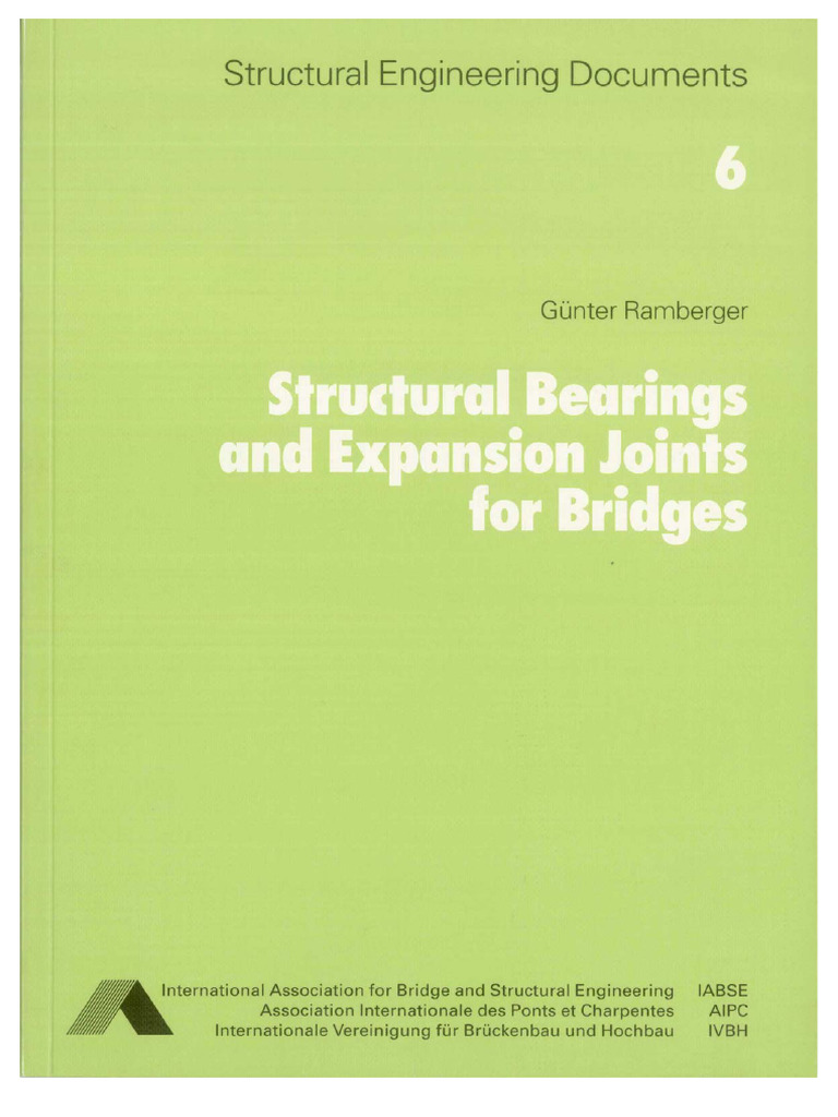 STRUCTURAL BEARINGS AND EXPANSION JOINTS FOR BRIDGES | PDF
