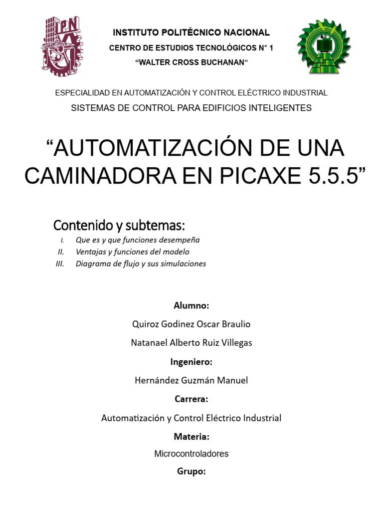 Plantilla Investigacion Ipn | PDF | Microcontrolador | Robótica