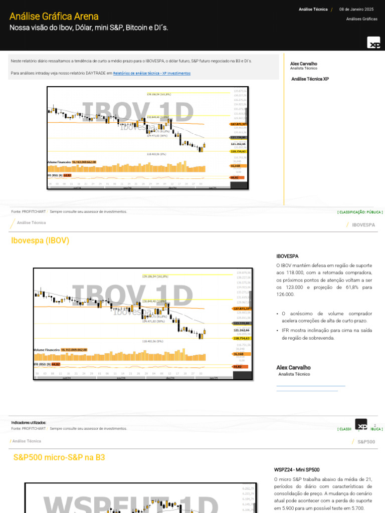Relatório Análise XP 08-01-2025 | PDF | Investimentos | Avaliação de risco