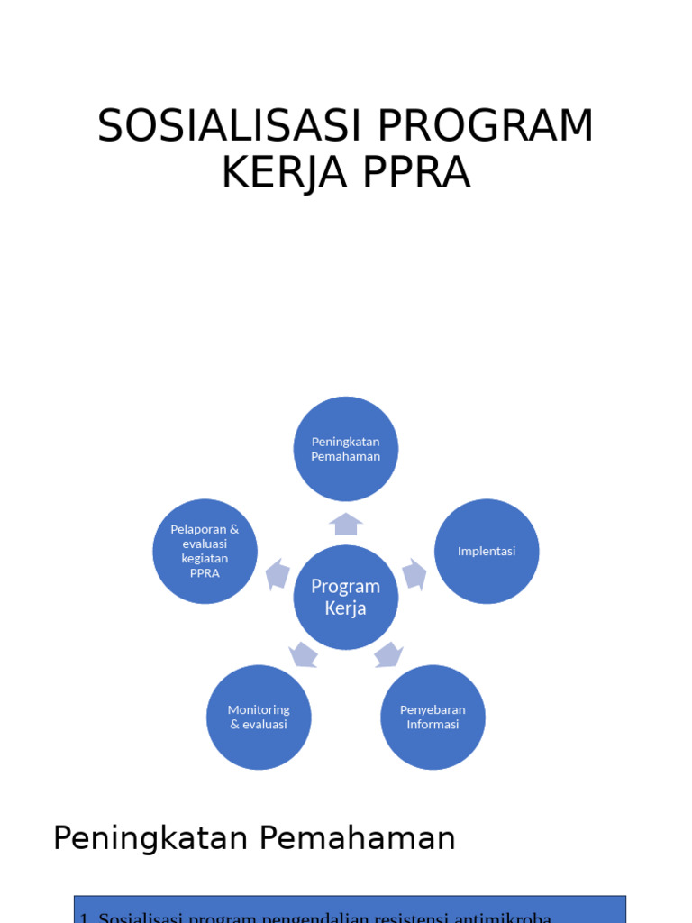 SOSIALISASI PROGRAM KERJA PPRA | PDF