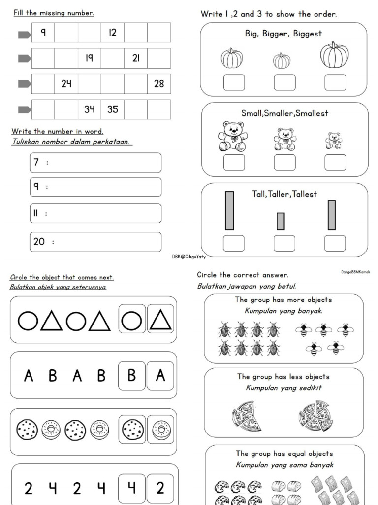 Latihan Ulangkaji Math P1 | PDF