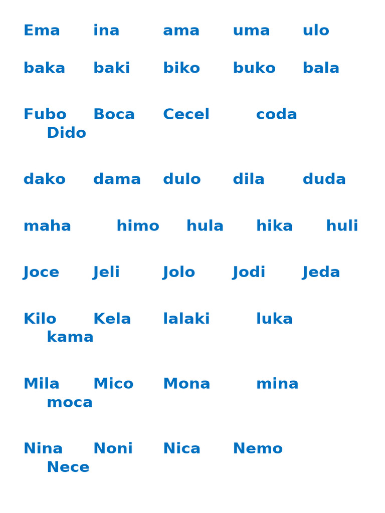 Reading Kinder | PDF