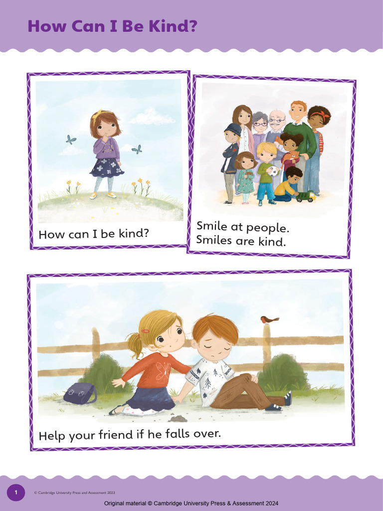 10 Ways to Be Kind for Kids | PDF