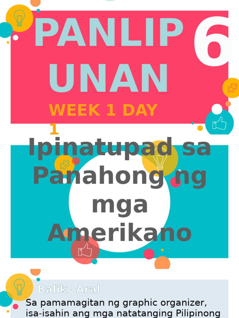 Ap 6 Q2 Week 1 | PDF