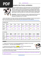 Video Recap of Codon Chart Video Companion by Amoeba Sisters | PDF ...