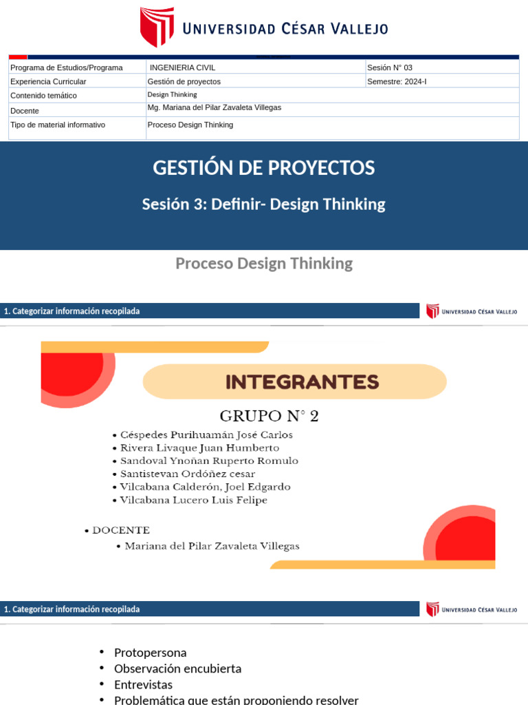 Design Thinking en Proyectos de Ingeniería | PDF | El pensamiento de diseño | Sustentabilidad