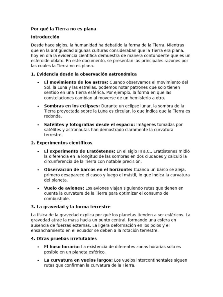 Por Qué La Tierra No Es Plana | PDF | Tierra | Luna