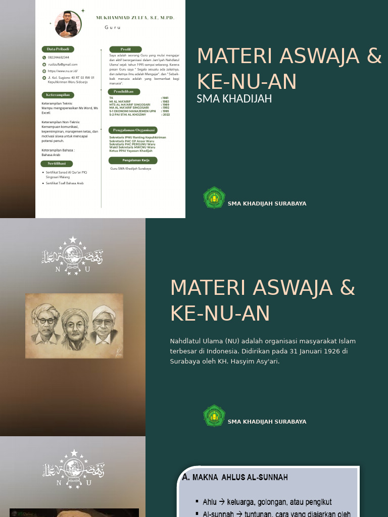 Materi Aswaja & Ke-nu-An - X | PDF