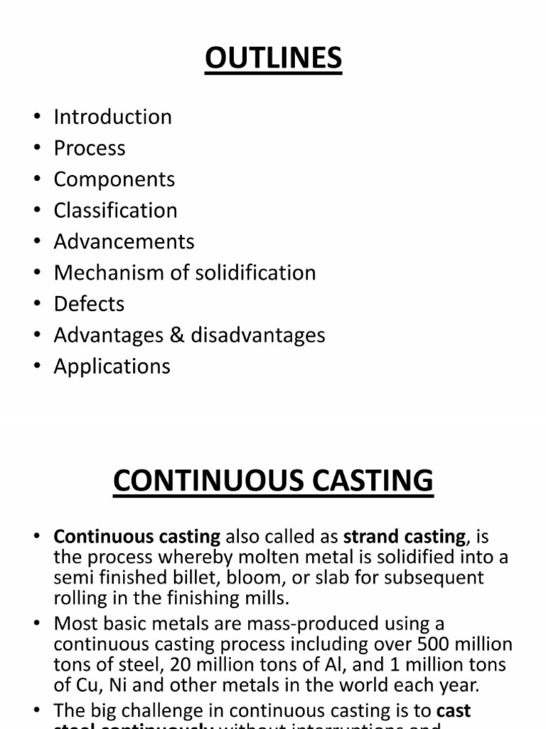 Continous Casting | PDF