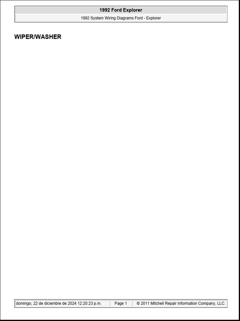 Wiper EXPLORER | PDF