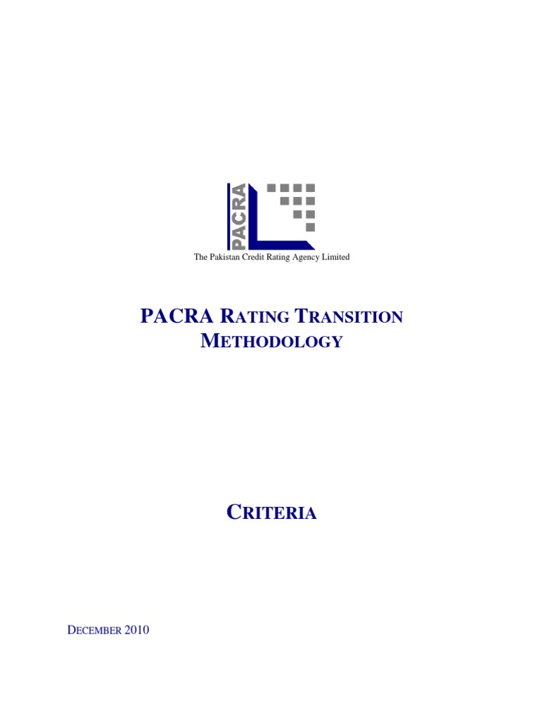 PACRA Rating Transition Criteria | PDF | Bond Credit Rating | Credit ...