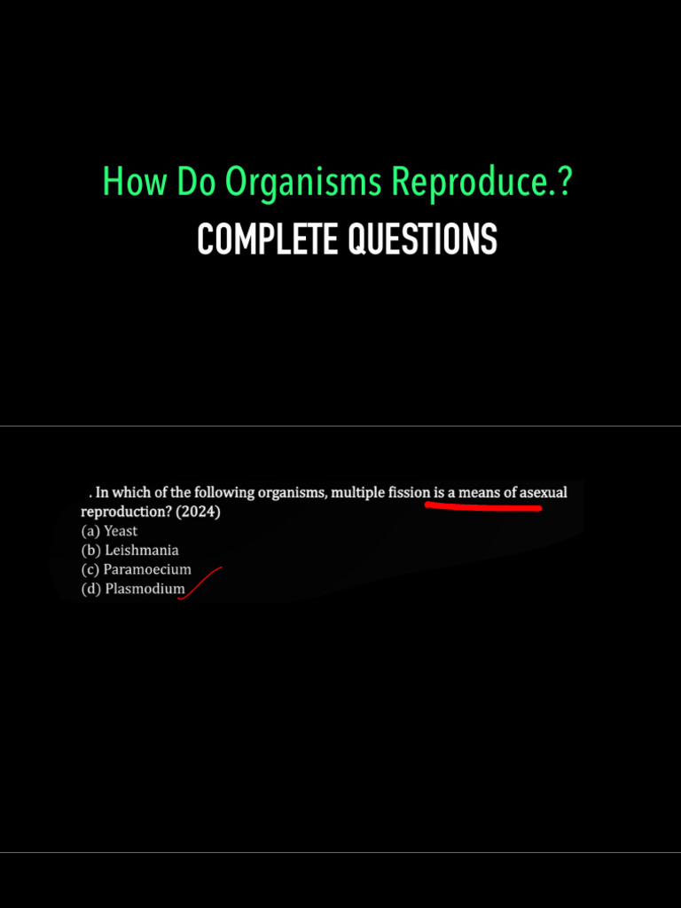How Do Organisms Reproduce PYQ 2 | PDF | Plant Reproduction | Plants