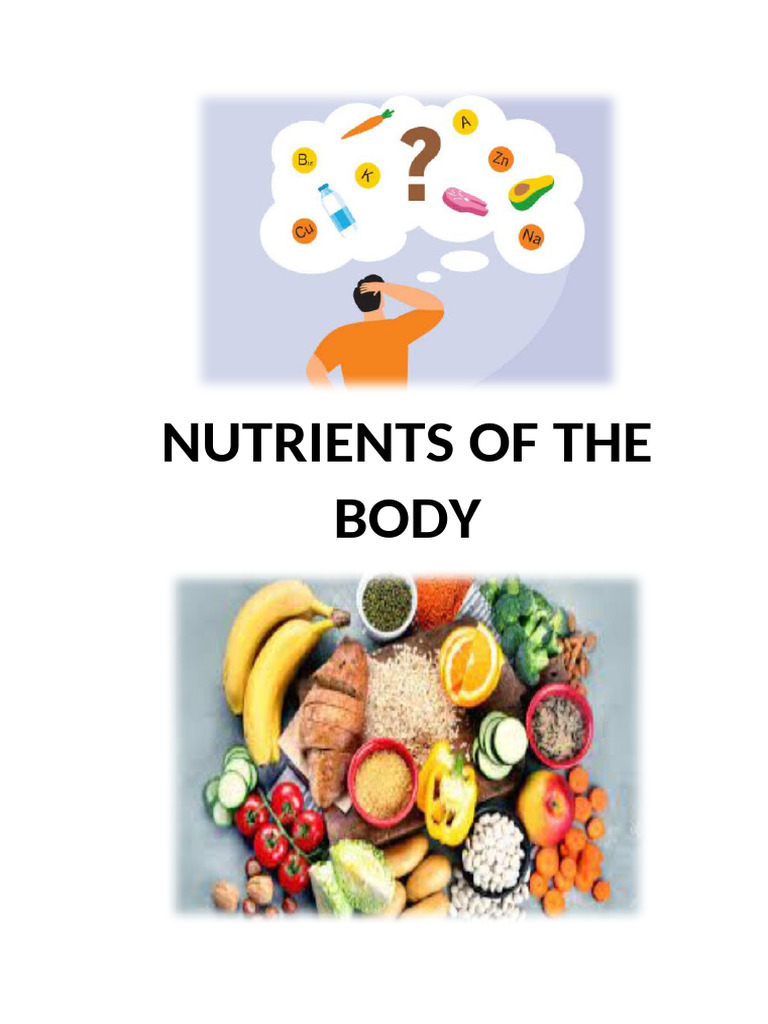 Nutrients of the Body | PDF | Nutrients | Foods