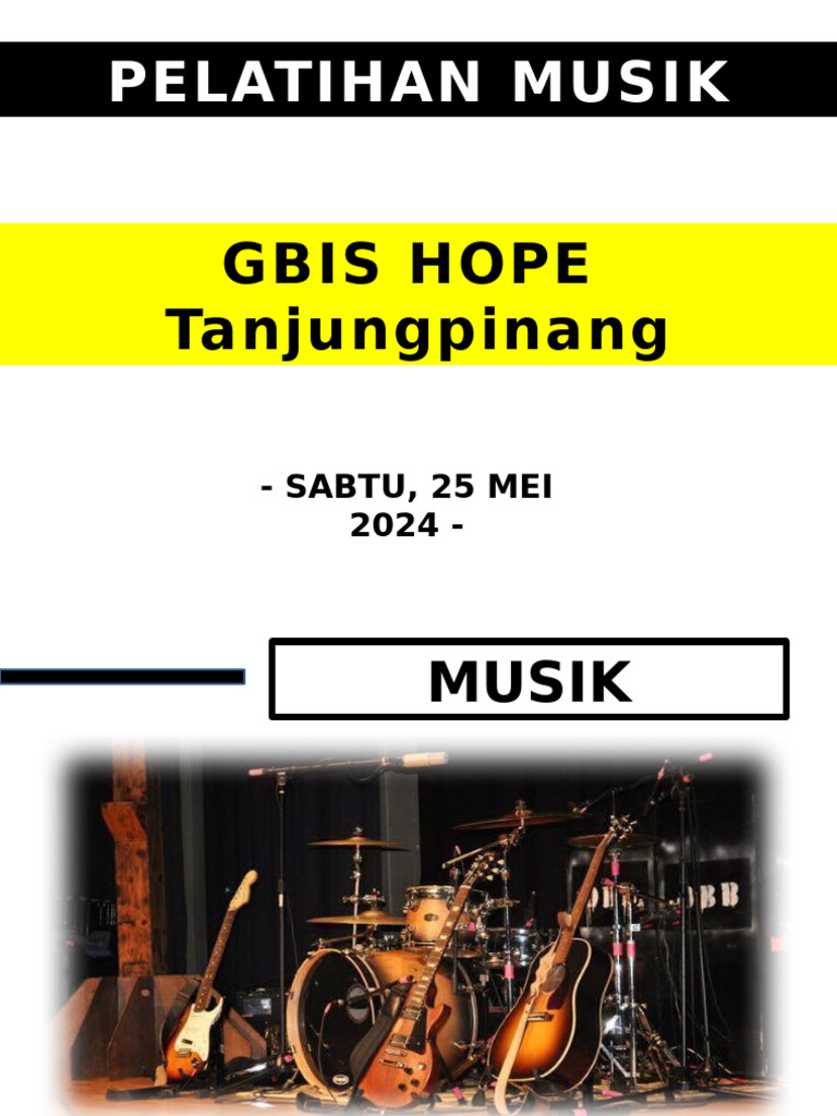 Pelatihan Musik | PDF
