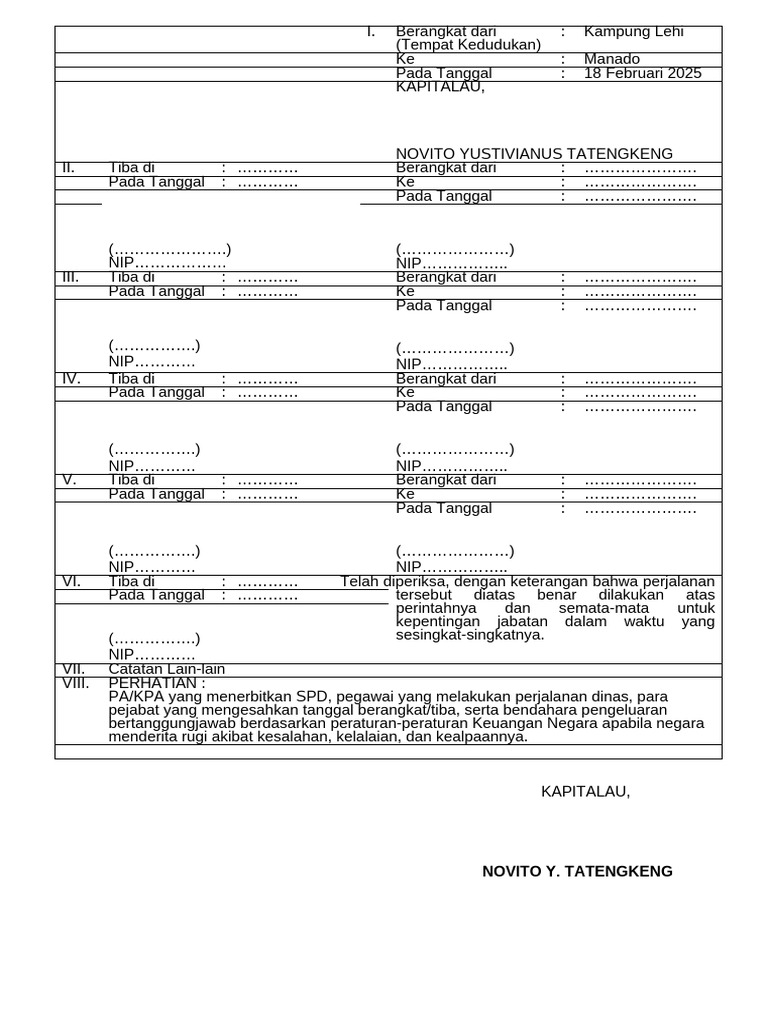 SPD Belakang Baru | PDF