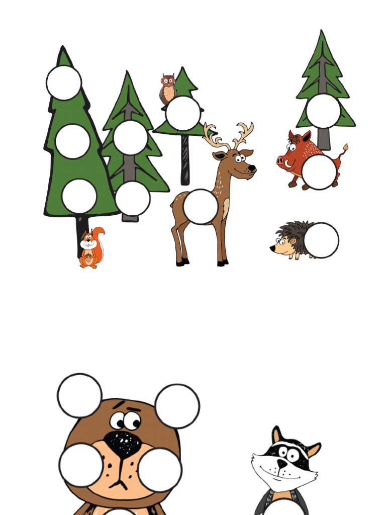 Forest Animals Do A Dot Printables | PDF