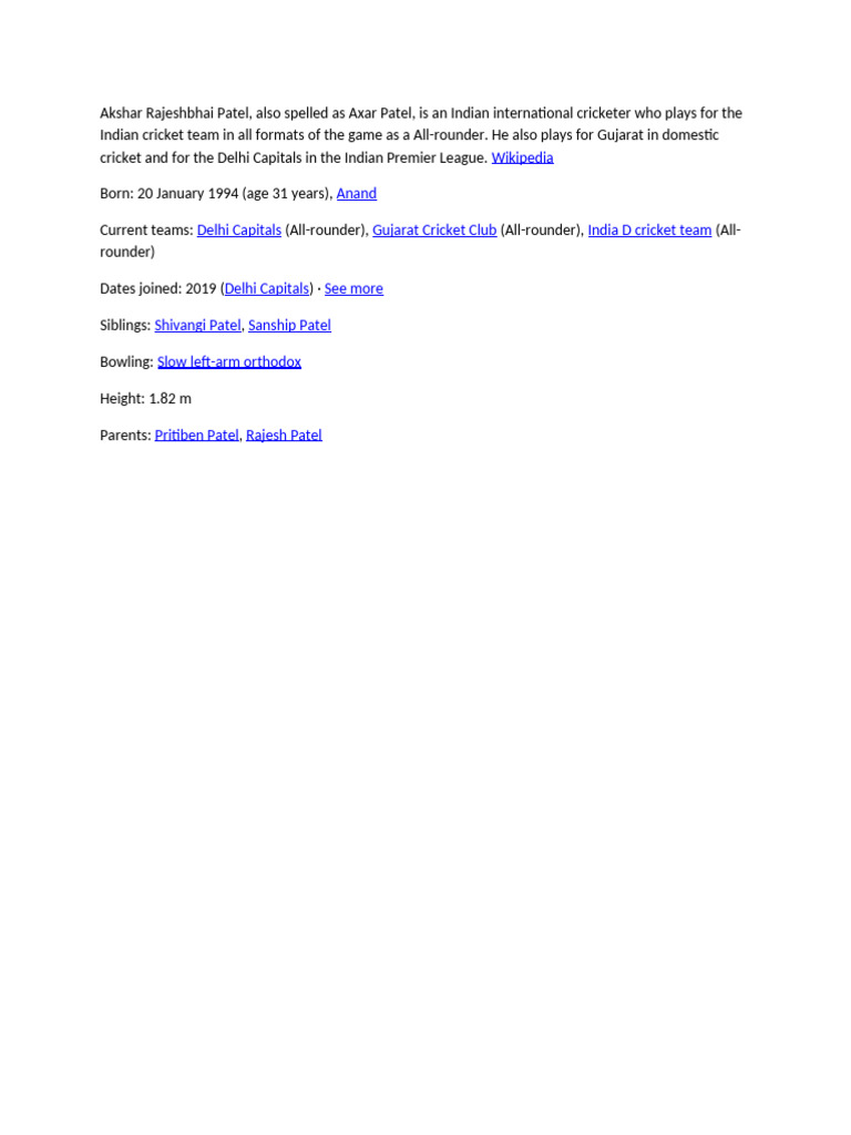 Aksar Patel | PDF