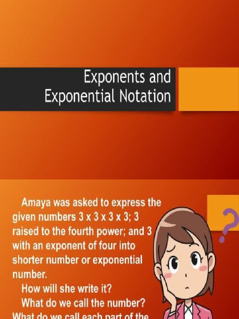 Exponents | PDF