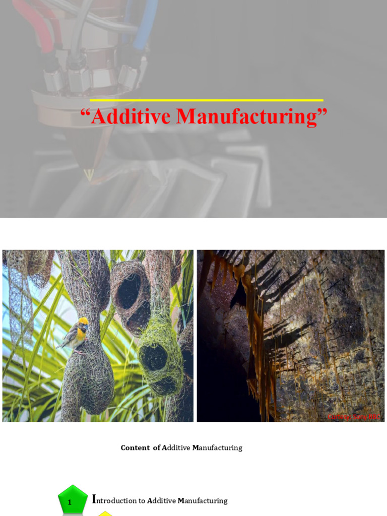 Overview of Additive Manufacturing Techniques | PDF | 3 D Printing ...
