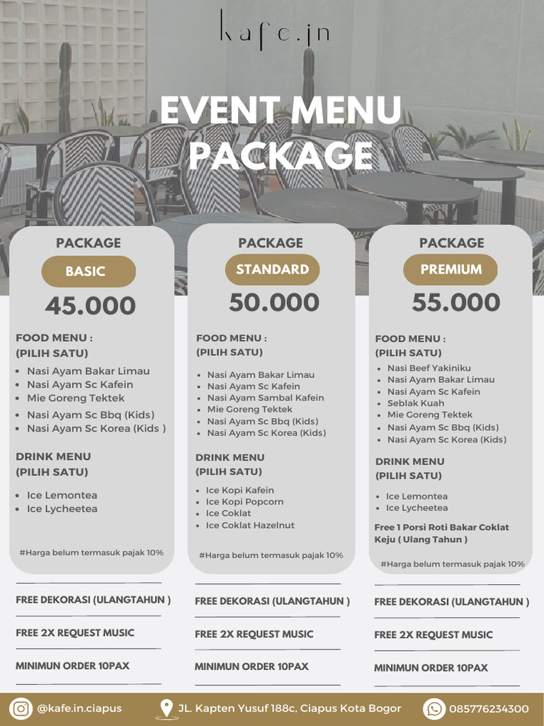 Grey, White and Brown Minimalist Clean Interior Design Package Pricelist A4 Document.pdf | PDF