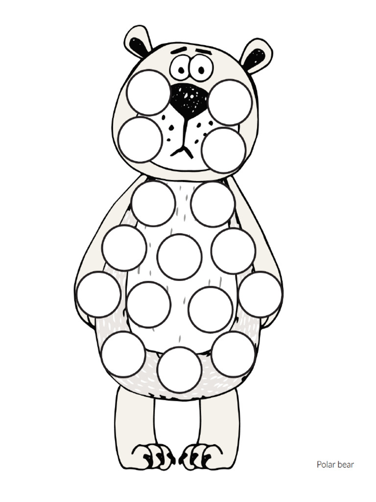 Arctic Animals Do A Dot Printables | PDF