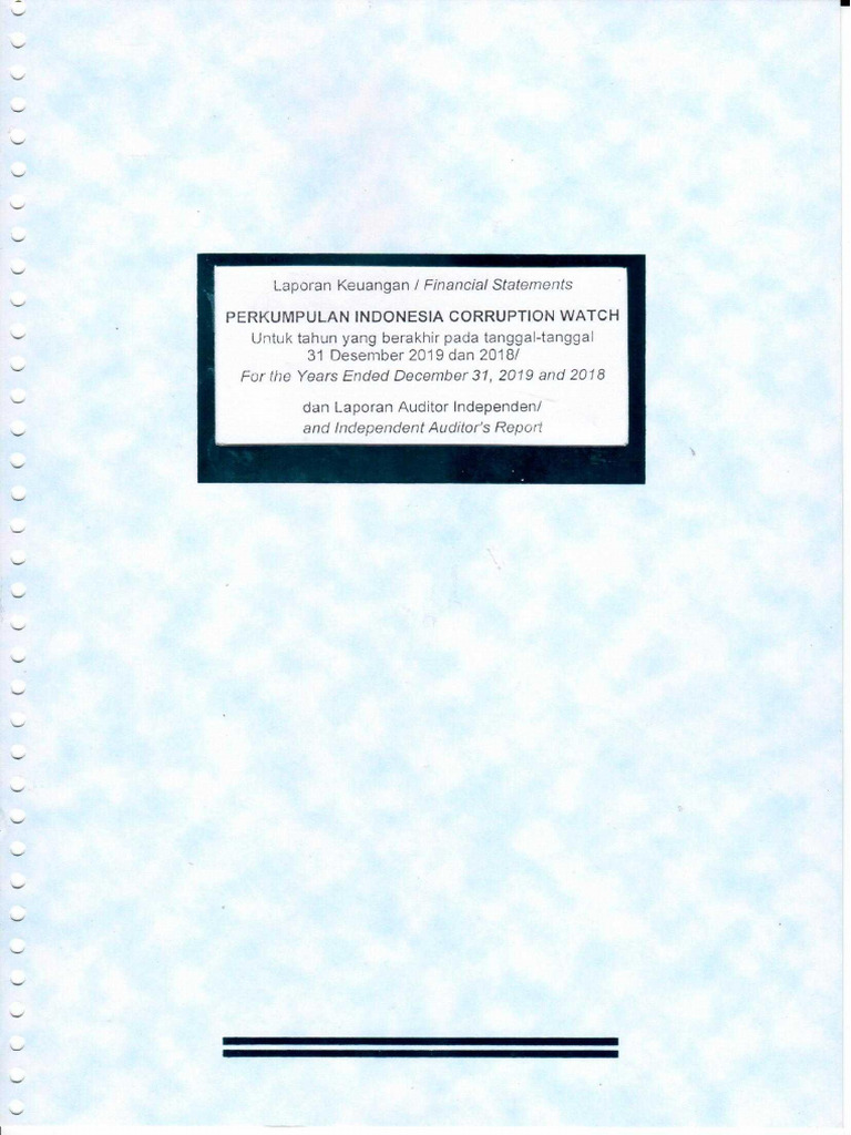 Audit Keuangan ICW 2019 (2) | PDF