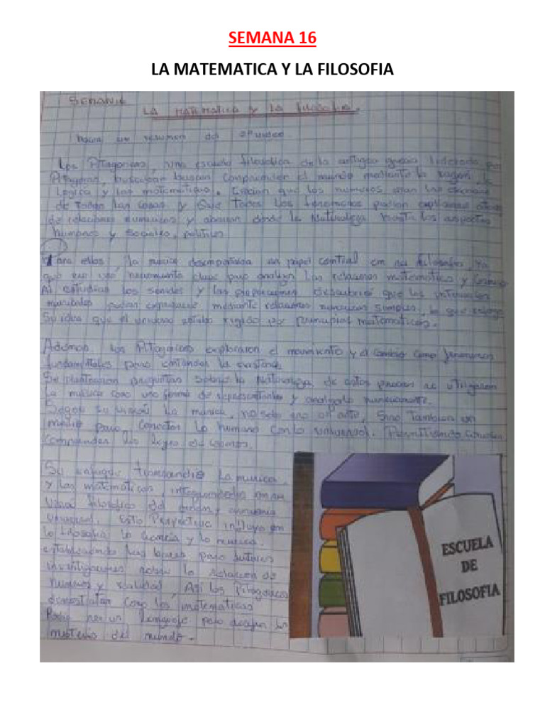 Semana 16 - La Matematica y La Filosofia | PDF
