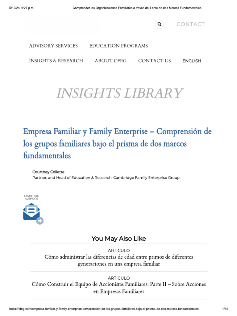 Modelos Familiares.3 Circulos | PDF