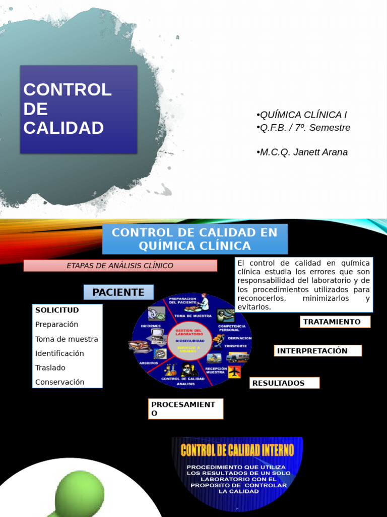 1.2. Control de Calidad | PDF | Laboratorios | Medición